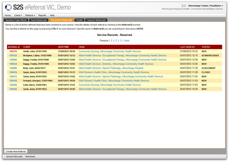 Service Records | S2S Userguide